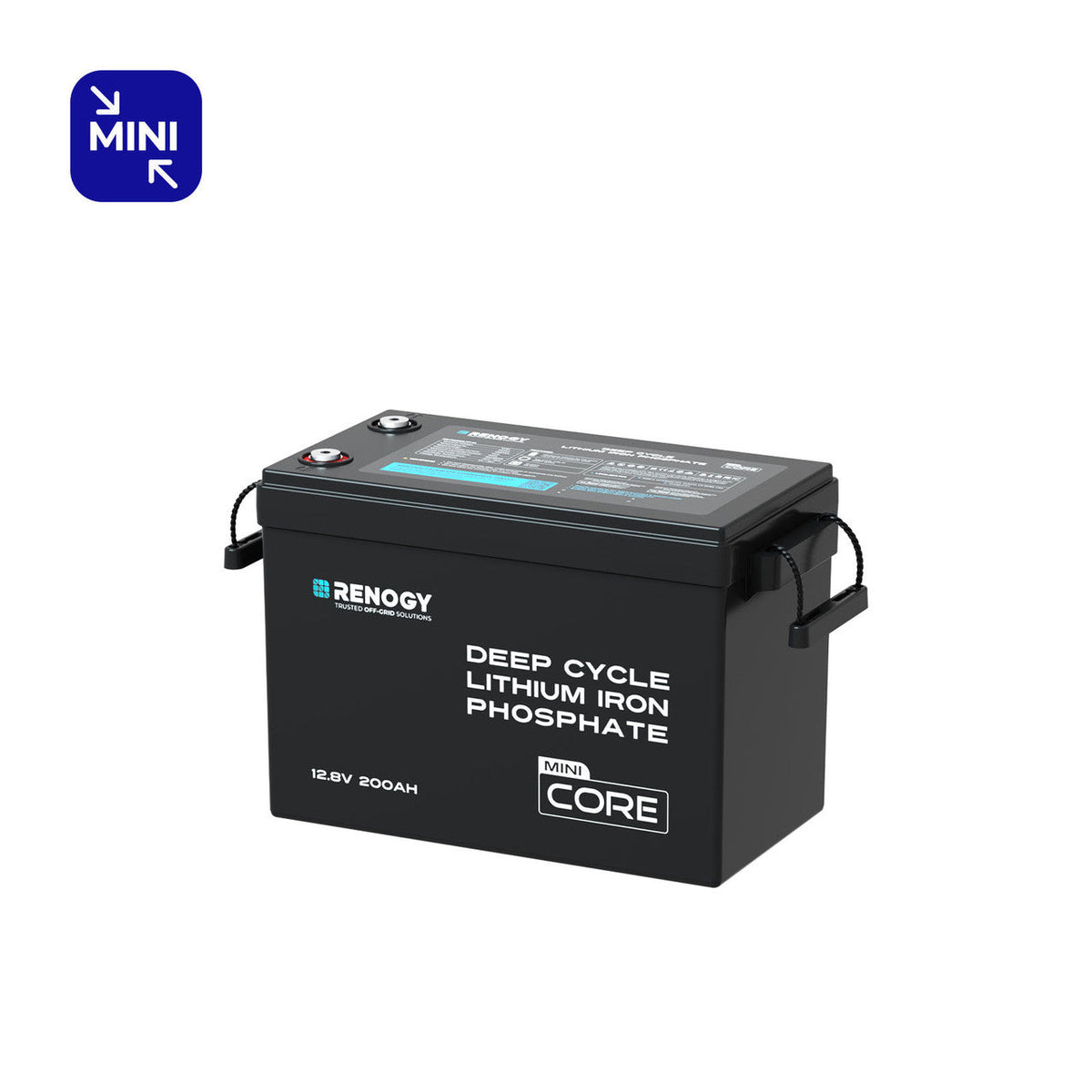 Core Mini – 12,8V 200Ah Batteria LiFePO4 | Renogy IT